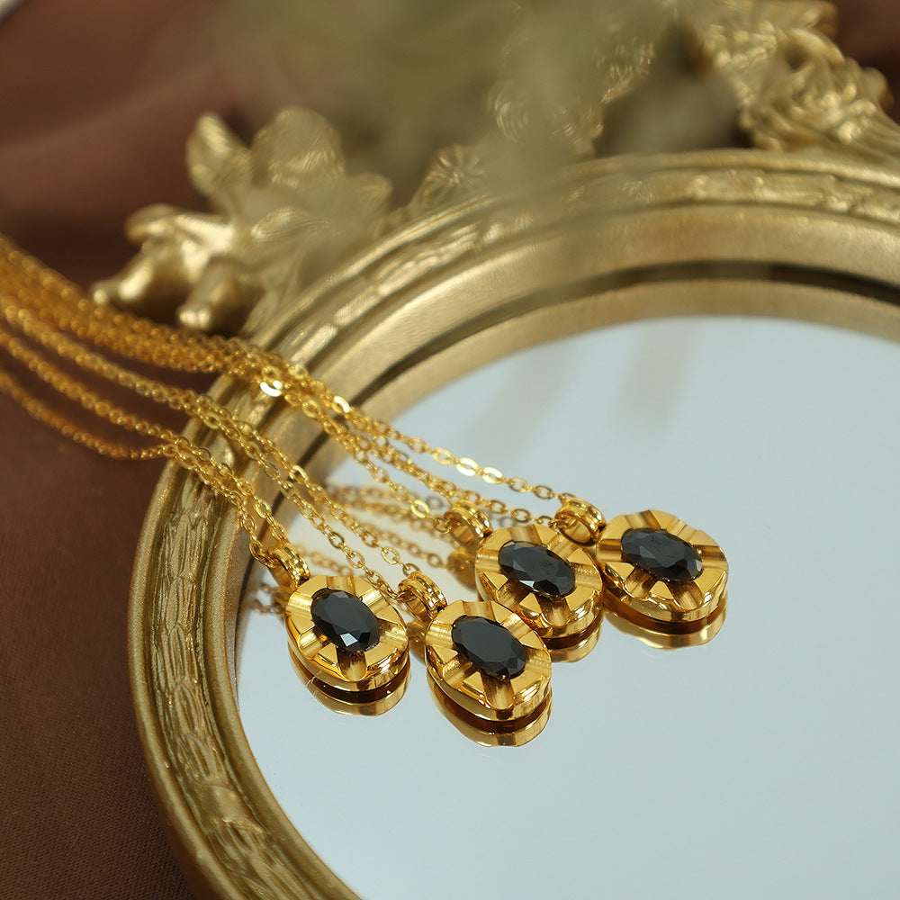 Aminah Layered Crystal Necklace – Missophia
